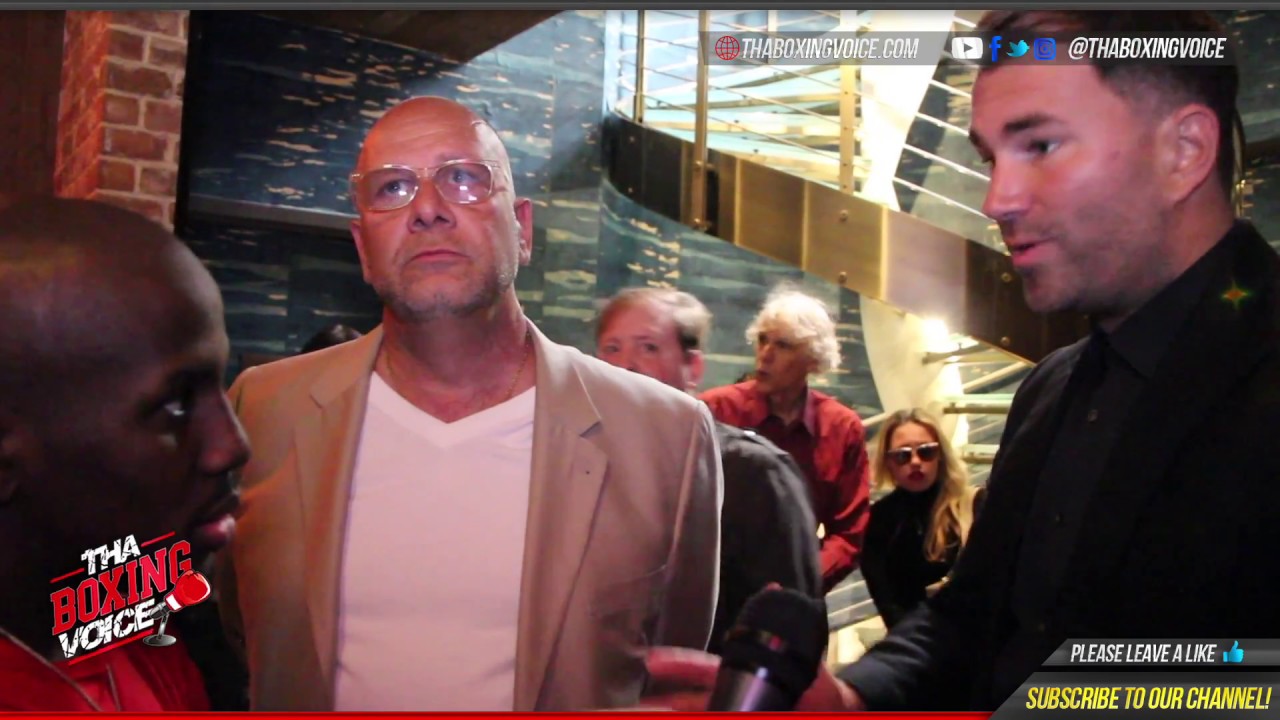 🚨Eddie Hearn walking around New York with a Louis Vuitton bag full of ...