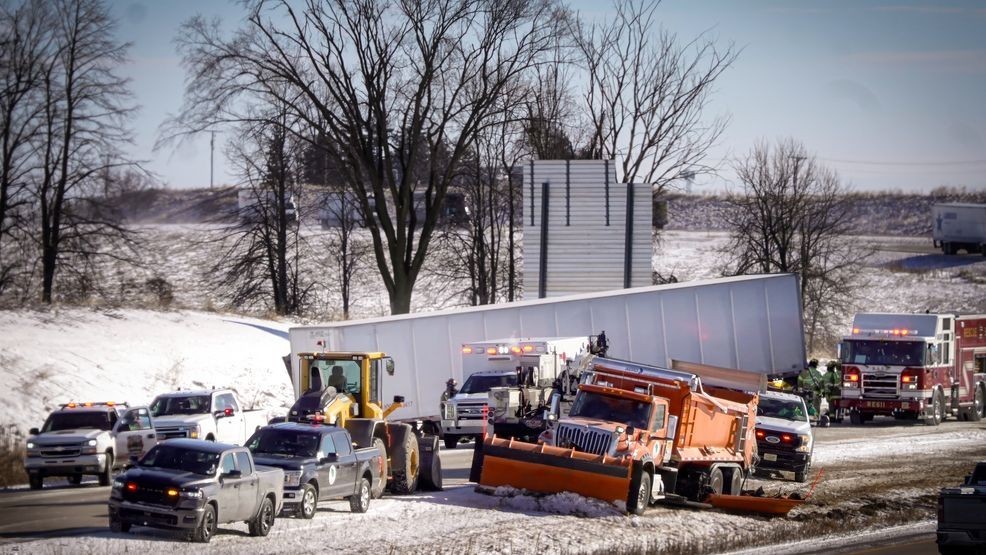 Semi-truck driver injured in collision with Shawano County plow truck