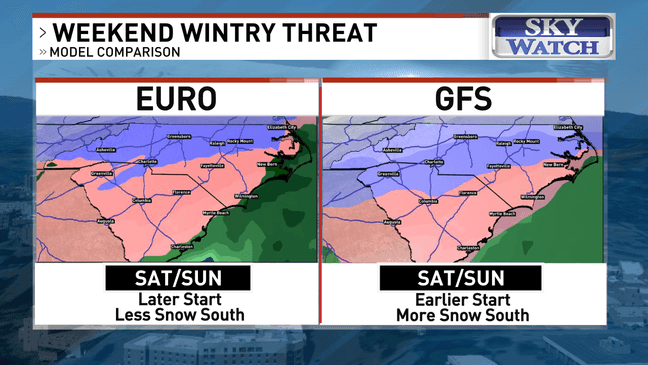 Weather Warn Days: heavy snow, freezing rain to impact WNC this weekend