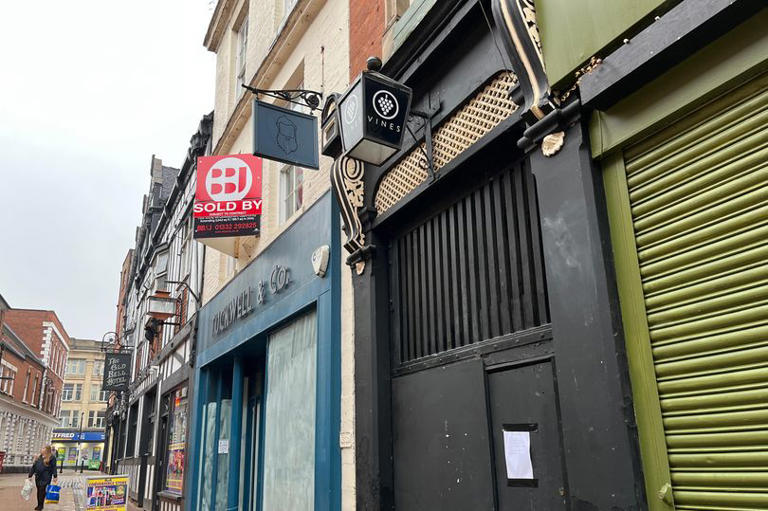Vines in Derby closes just a month after reopening as note pinned to door