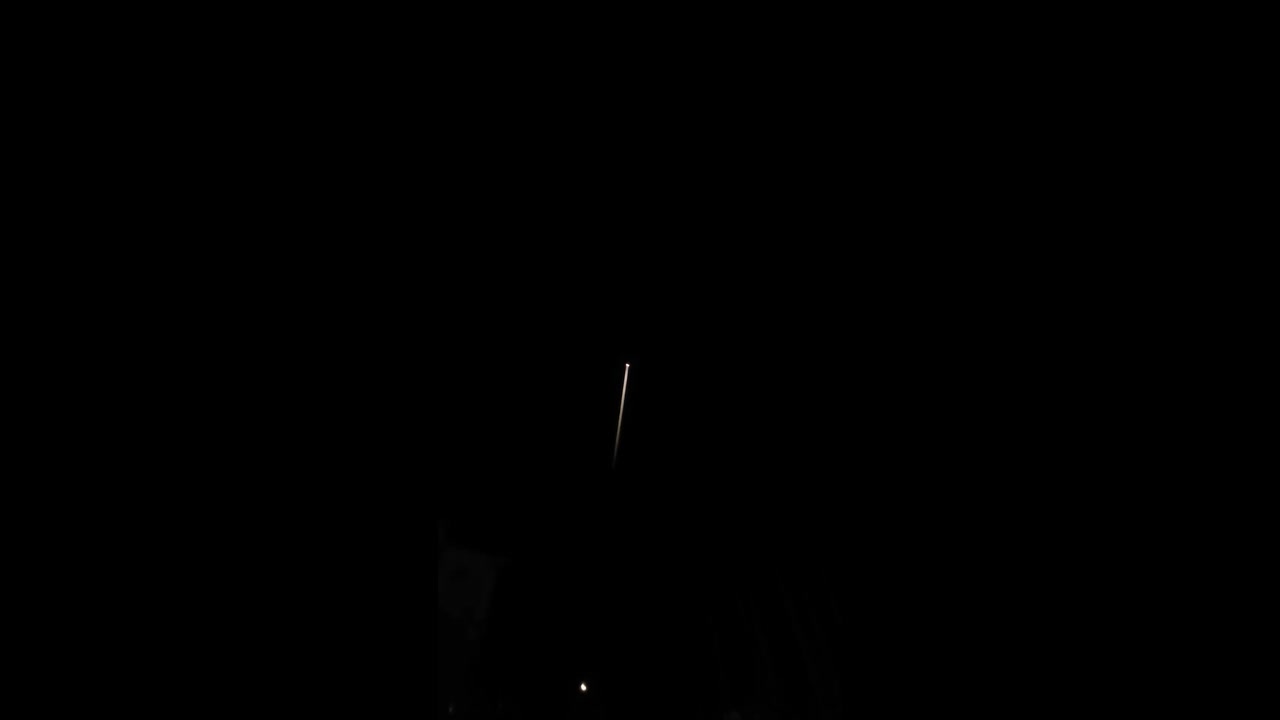 SpaceX Crew 11 capsule seen during fiery re-entry