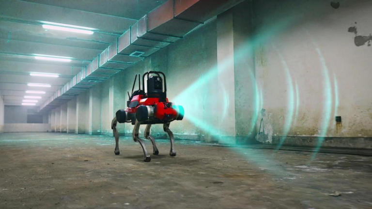 AI robot dogs take over dangerous firefighting missions too risky for ...