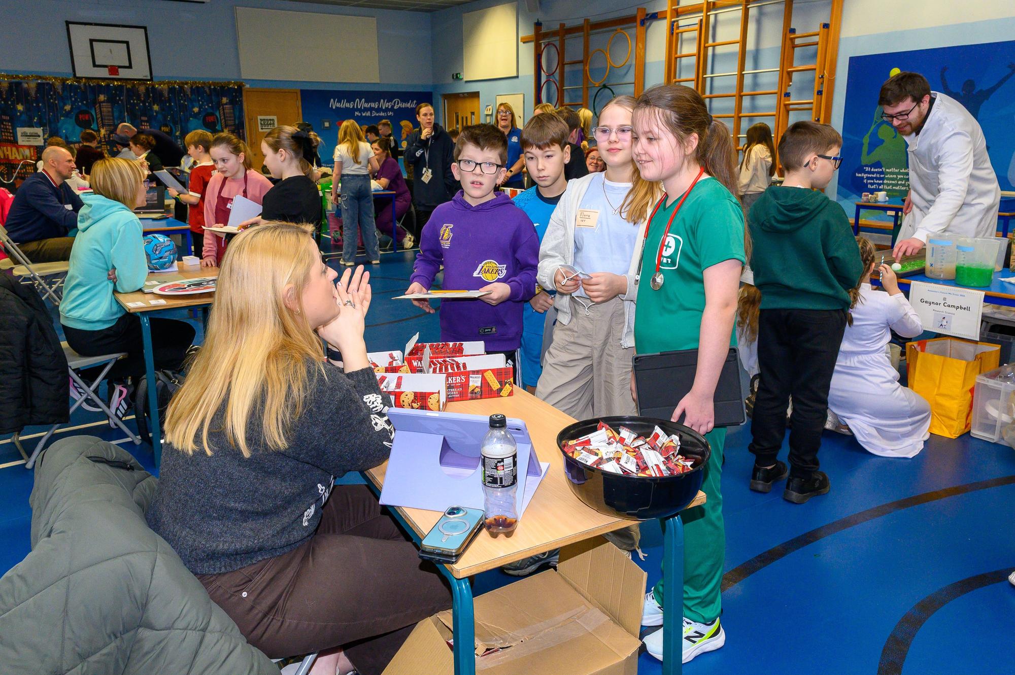 Pupils at Bonnybridge Primary School look to the future in pictures
