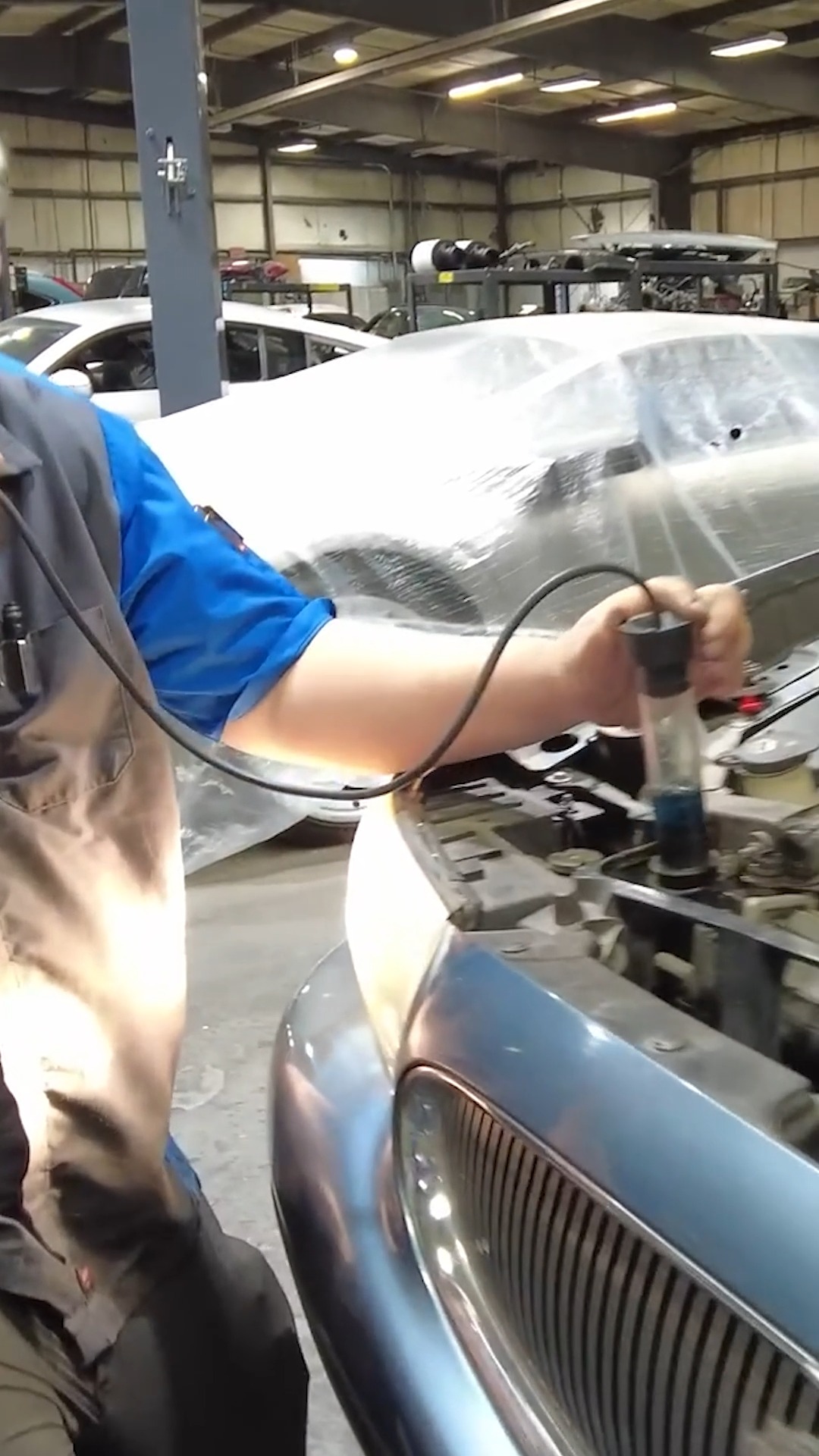 This fluid should always stay blue!