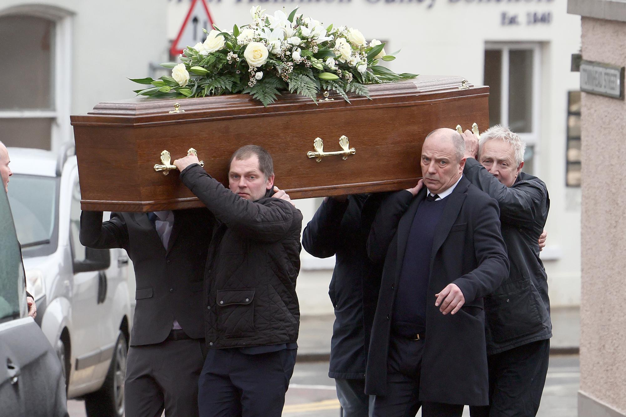 Funeral held for victim at centre of Coleraine murder case Wayne Reid (43)