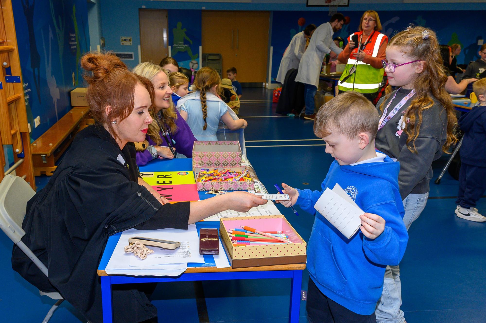 Pupils at Bonnybridge Primary School look to the future in pictures