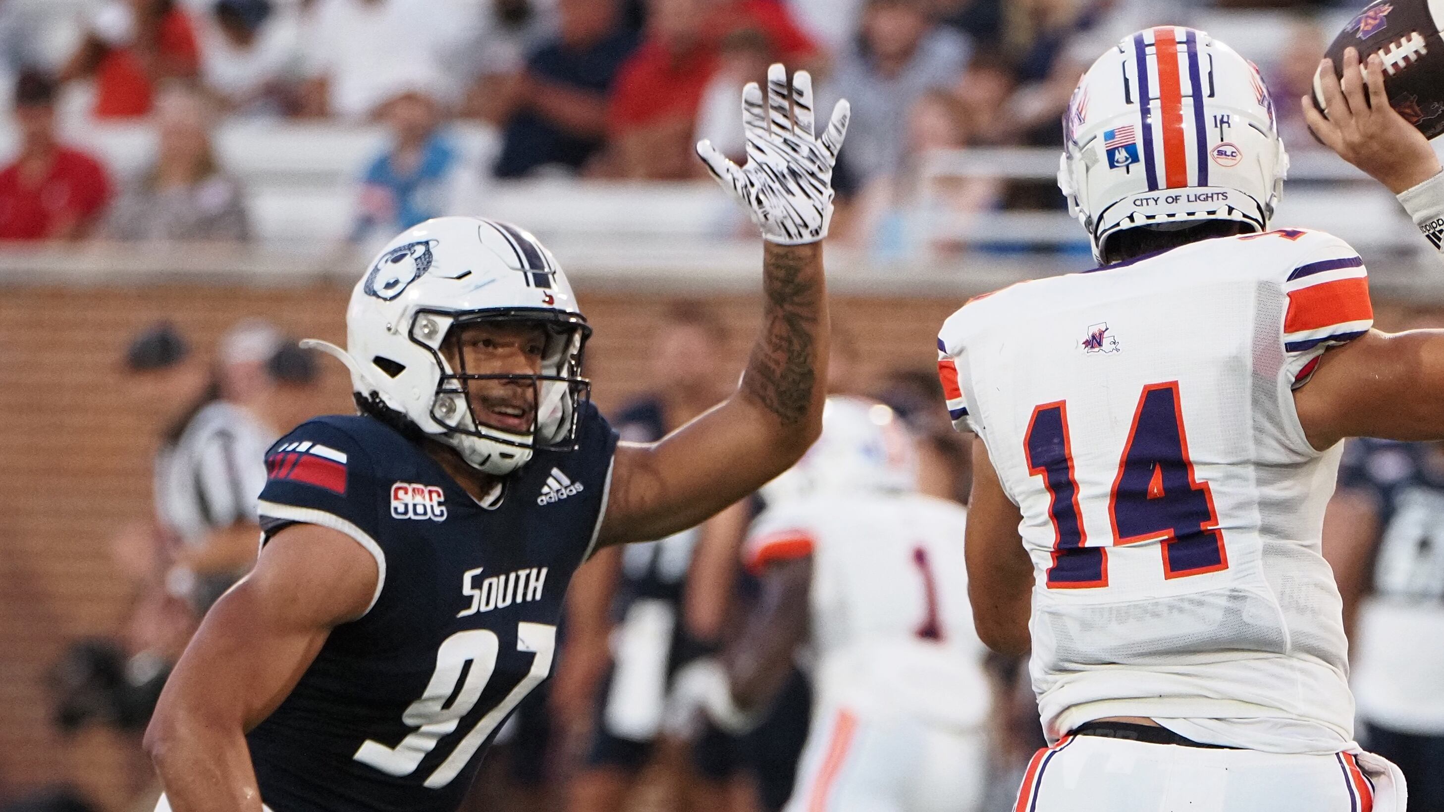 Former South Alabama defensive end commits to SEC team via transfer portal