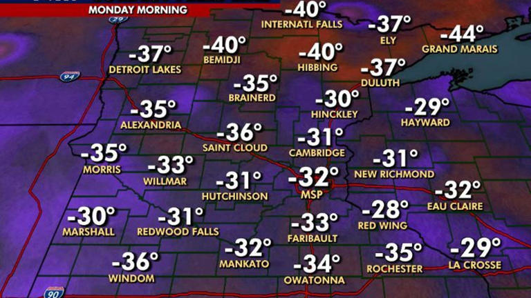 MN weather: How cold it felt waking up Monday morning