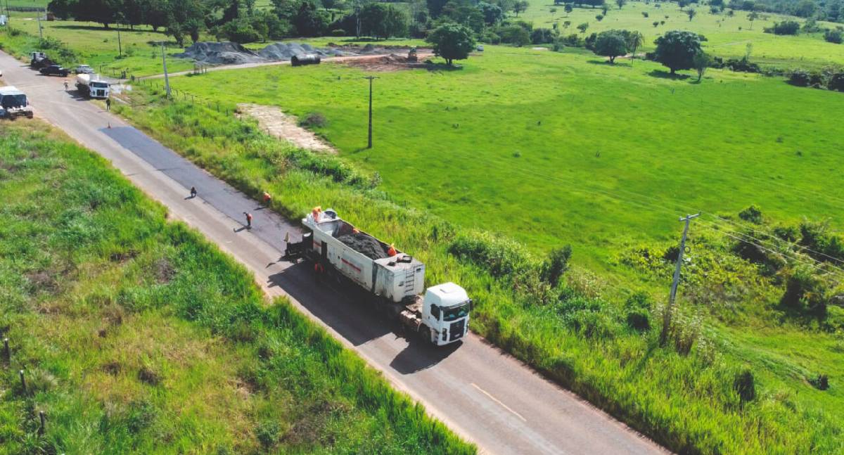 RO-135 recebe microrevestimento e melhora trafegabilidade em Alta ...