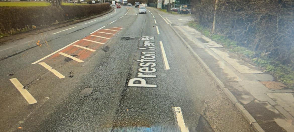 Lane closures in place on Preston New Road in Blackpool as four week ...