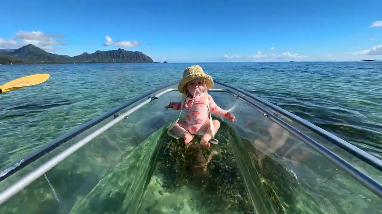 Her first ocean adventure!