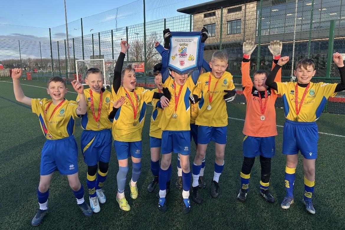 Lancaster school football team crowned champions of county