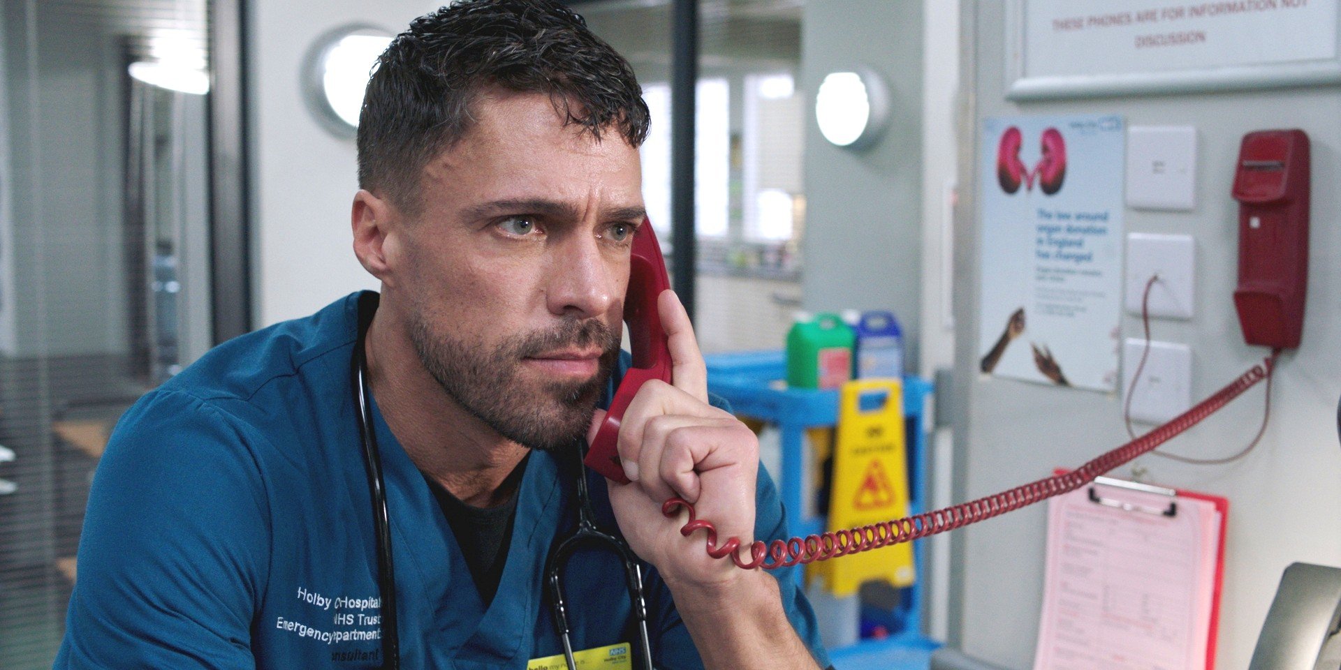 Call the Midwife and Casualty actor Olly Rix engaged