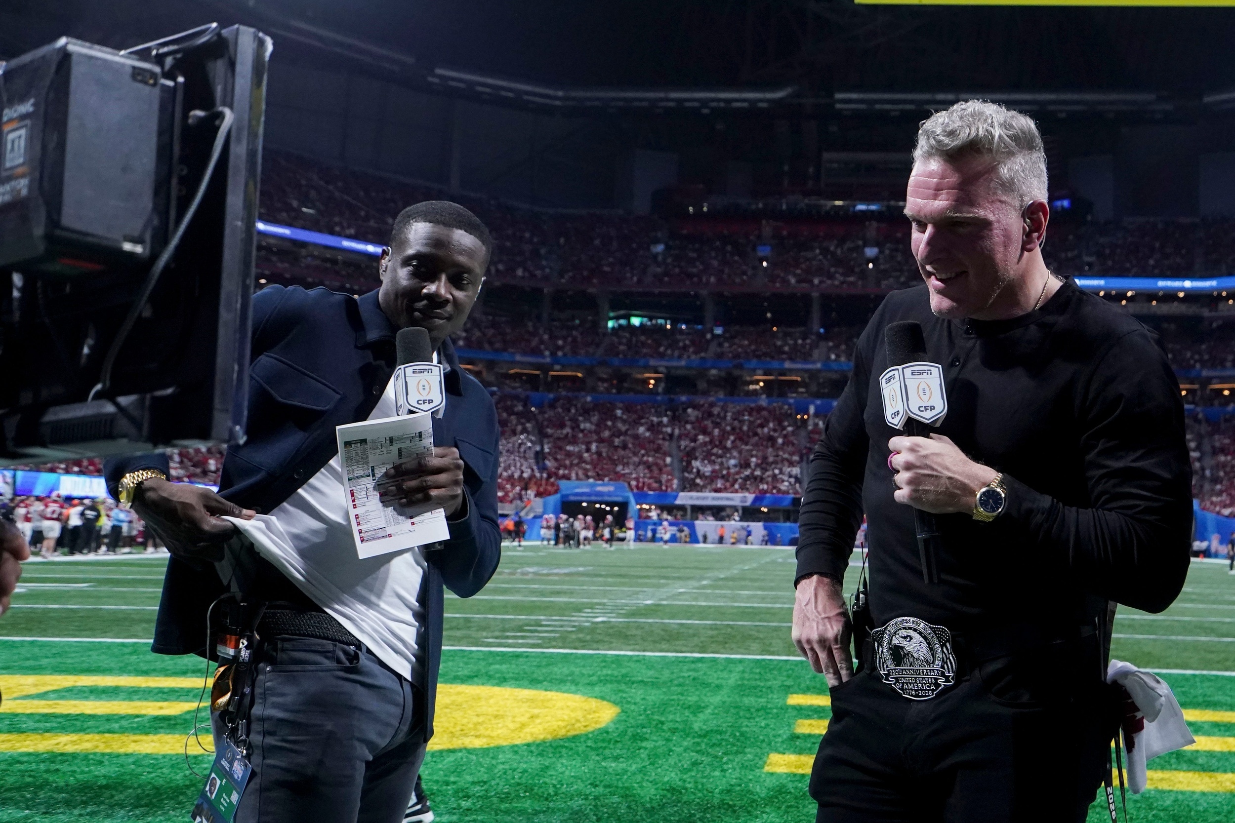ESPN’s MegaCast delivers Pat McAfee sideline chaos and coaches film ...