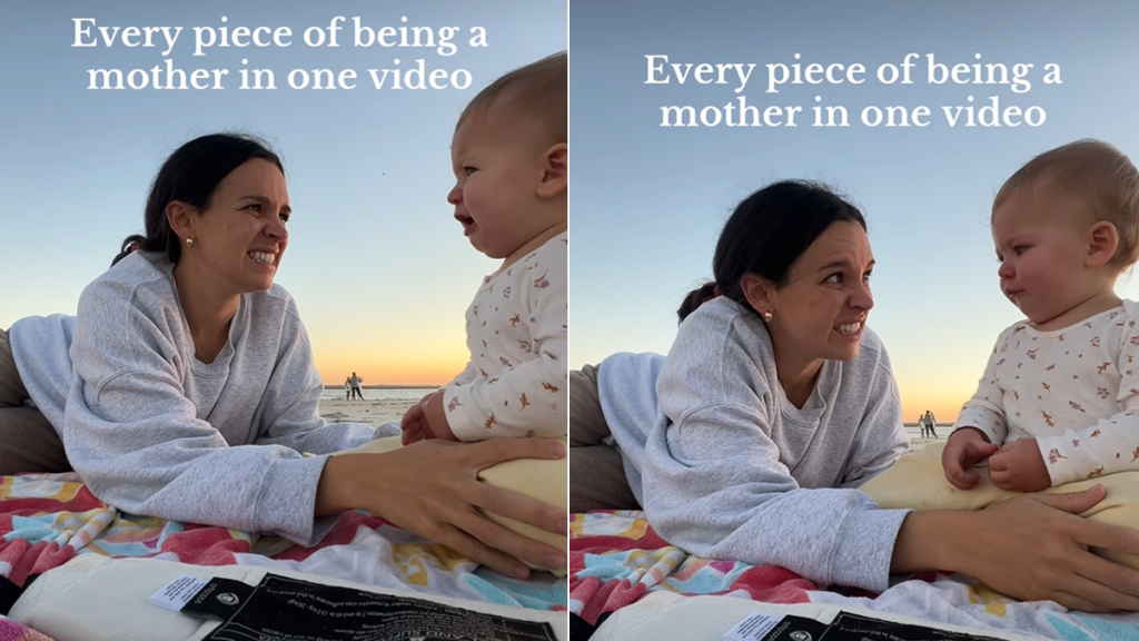 Video: Mom captures 'every second of being a mother' with baby