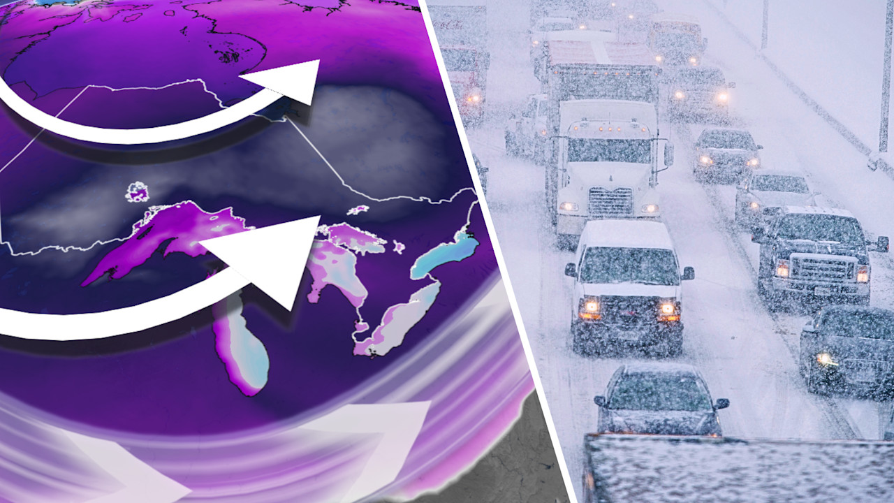 Photos: Another round of snow causes delays, cancellations in Ontario