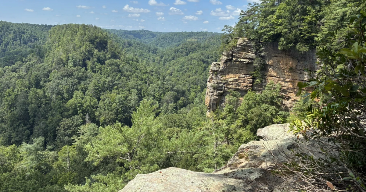 Don't try this one hike in Kentucky if you're afraid of heights