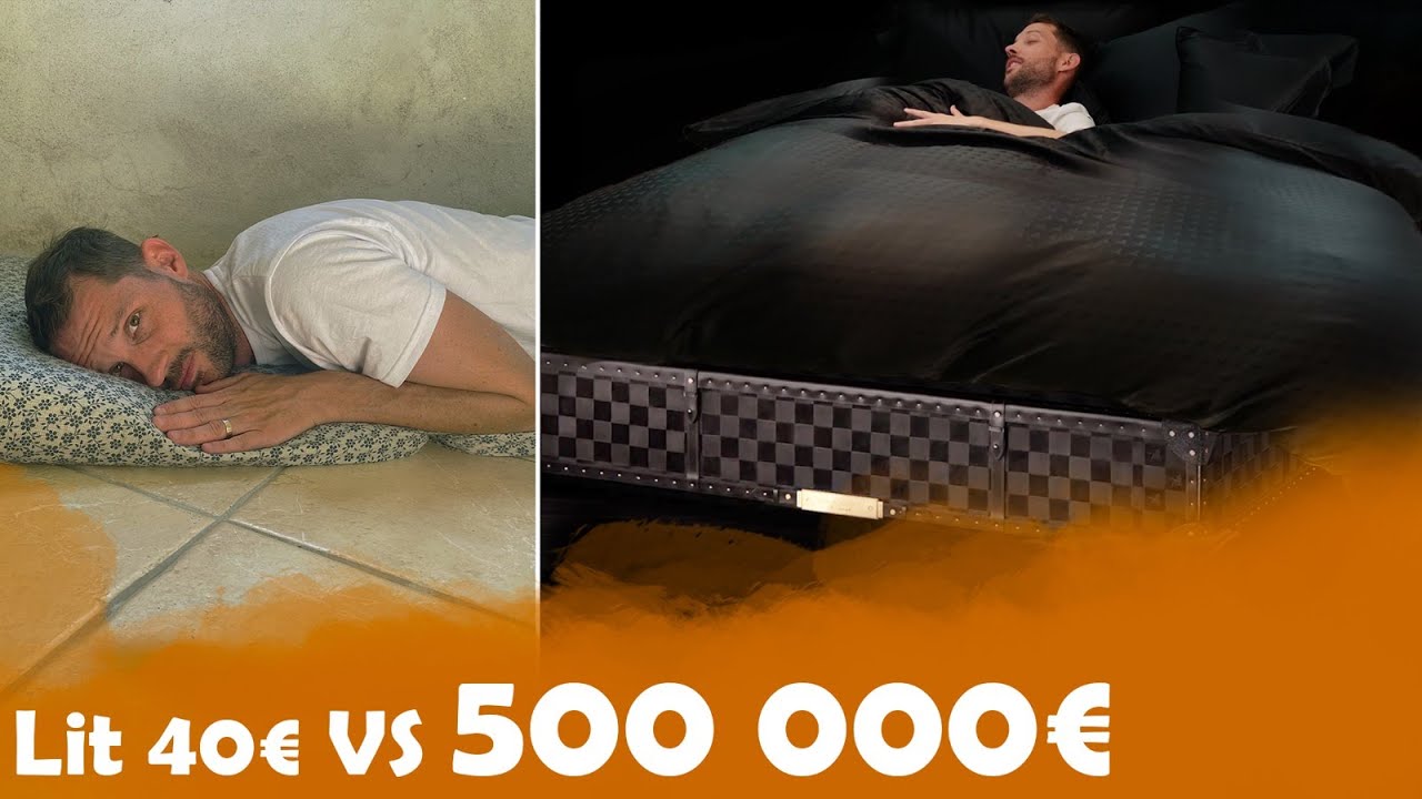 J'ai dormi sur un lit à 500 000