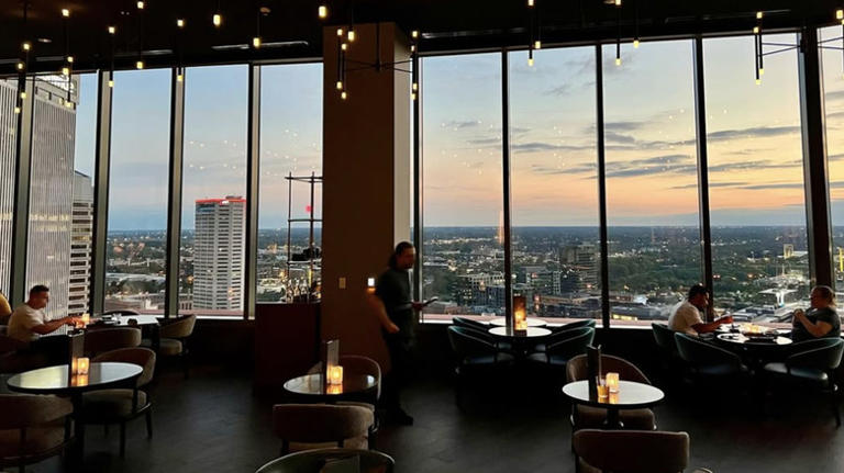 Ohio's fancy rooftop bar with 360-degree views is the tallest in Columbus