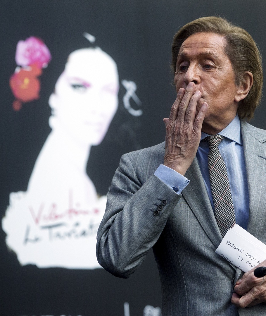 Valentino, el emperador del color rojo