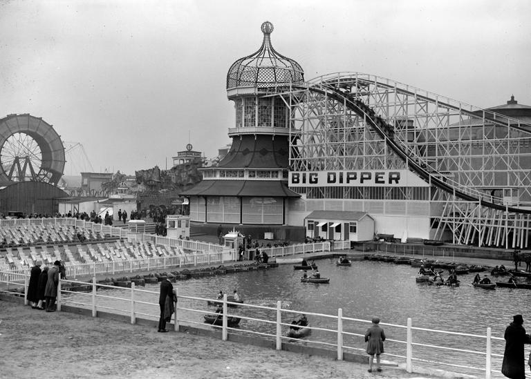 Pleasure Beach Resport Blackpool's Big Dipper makes rollercoaster history