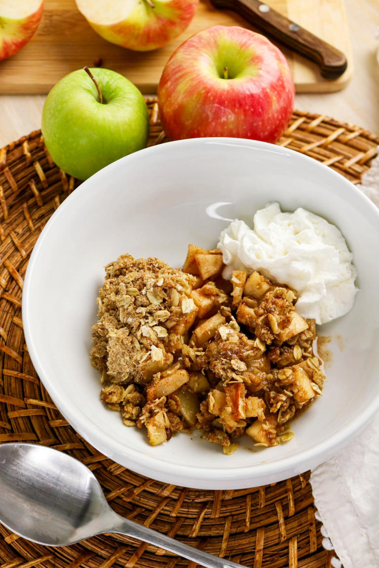 Low sugar apple crisp recipe