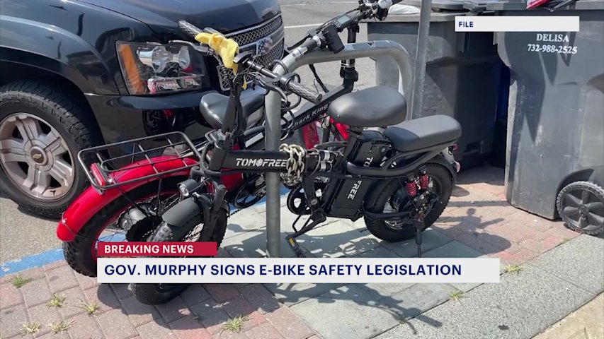 Gov. Murphy signs e-bike regulations on last day in office