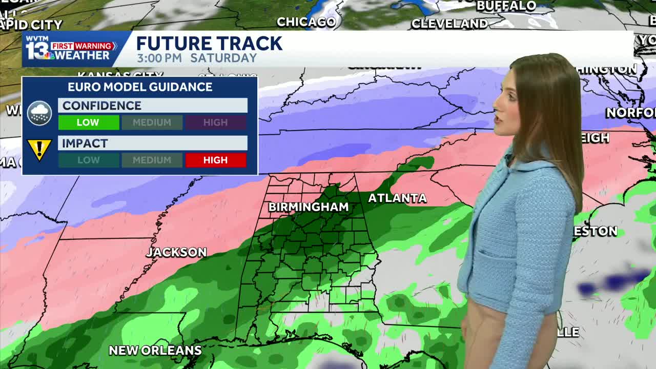 Winter storm threat looms over the southern US this weekend, with ...