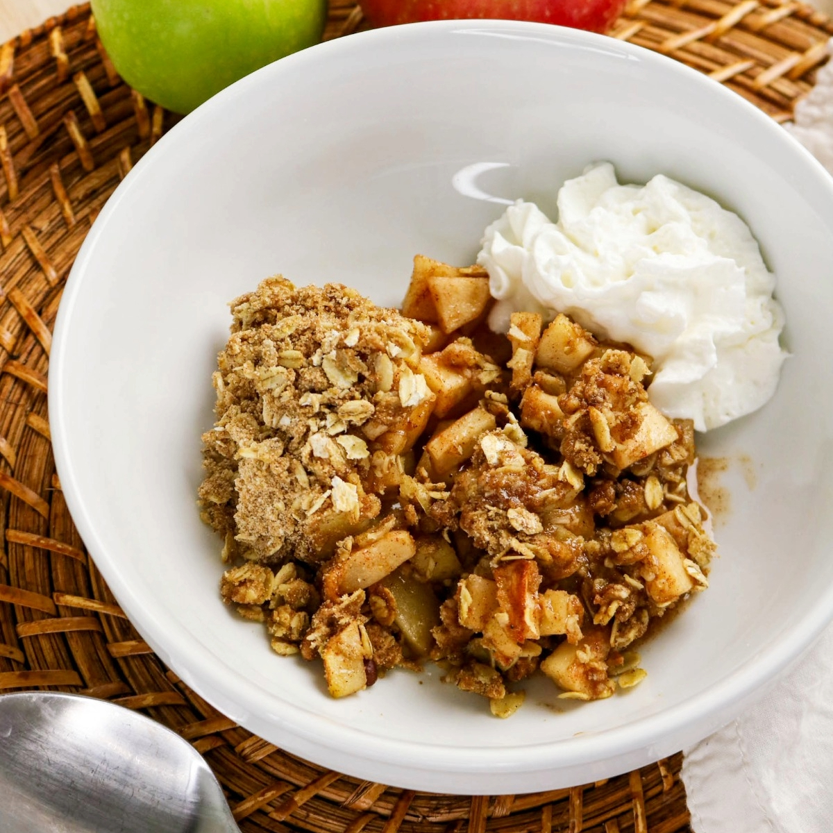 Low sugar apple crisp recipe