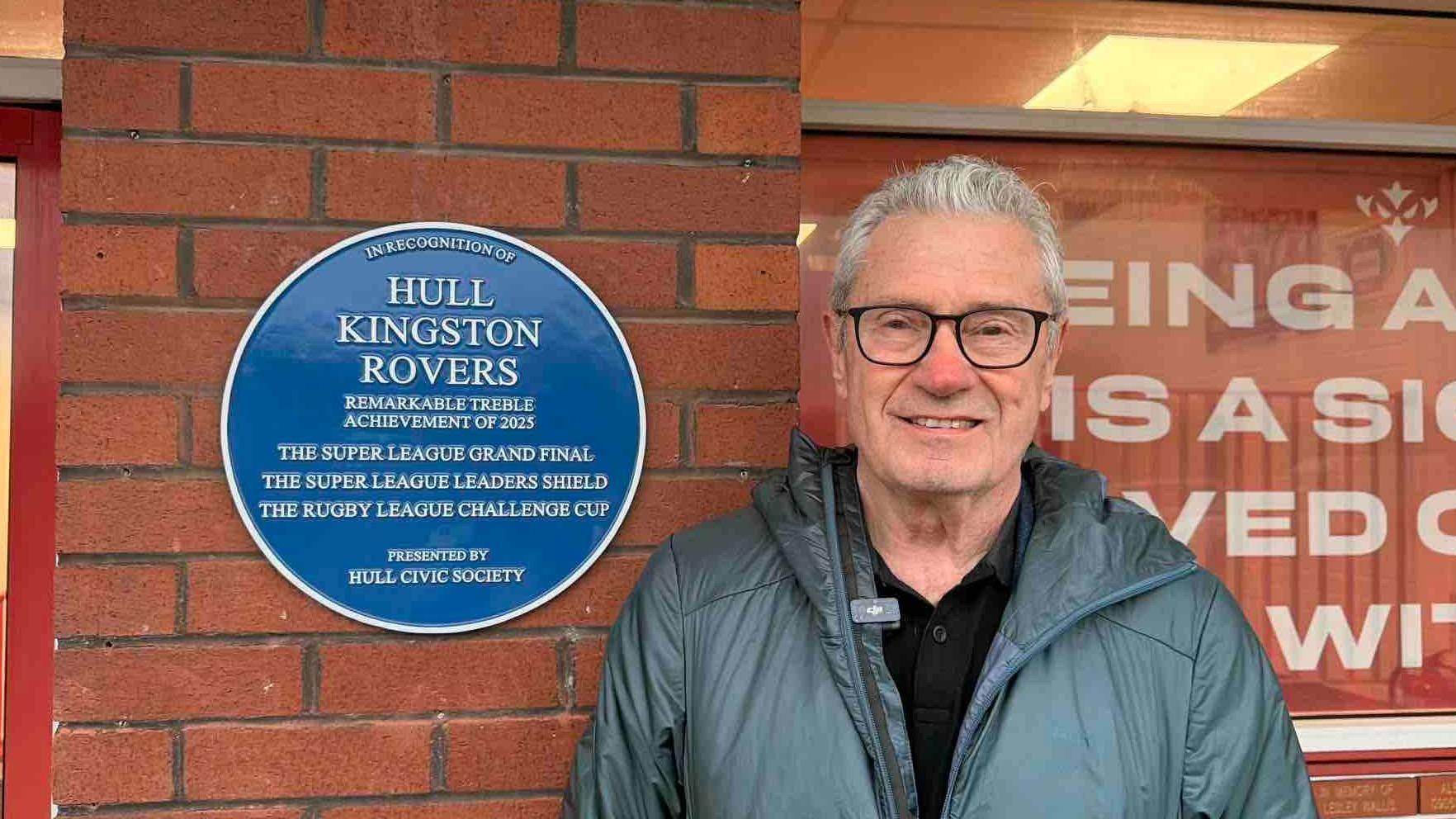 Hull KR's blue plaque is 'icing on the cake'