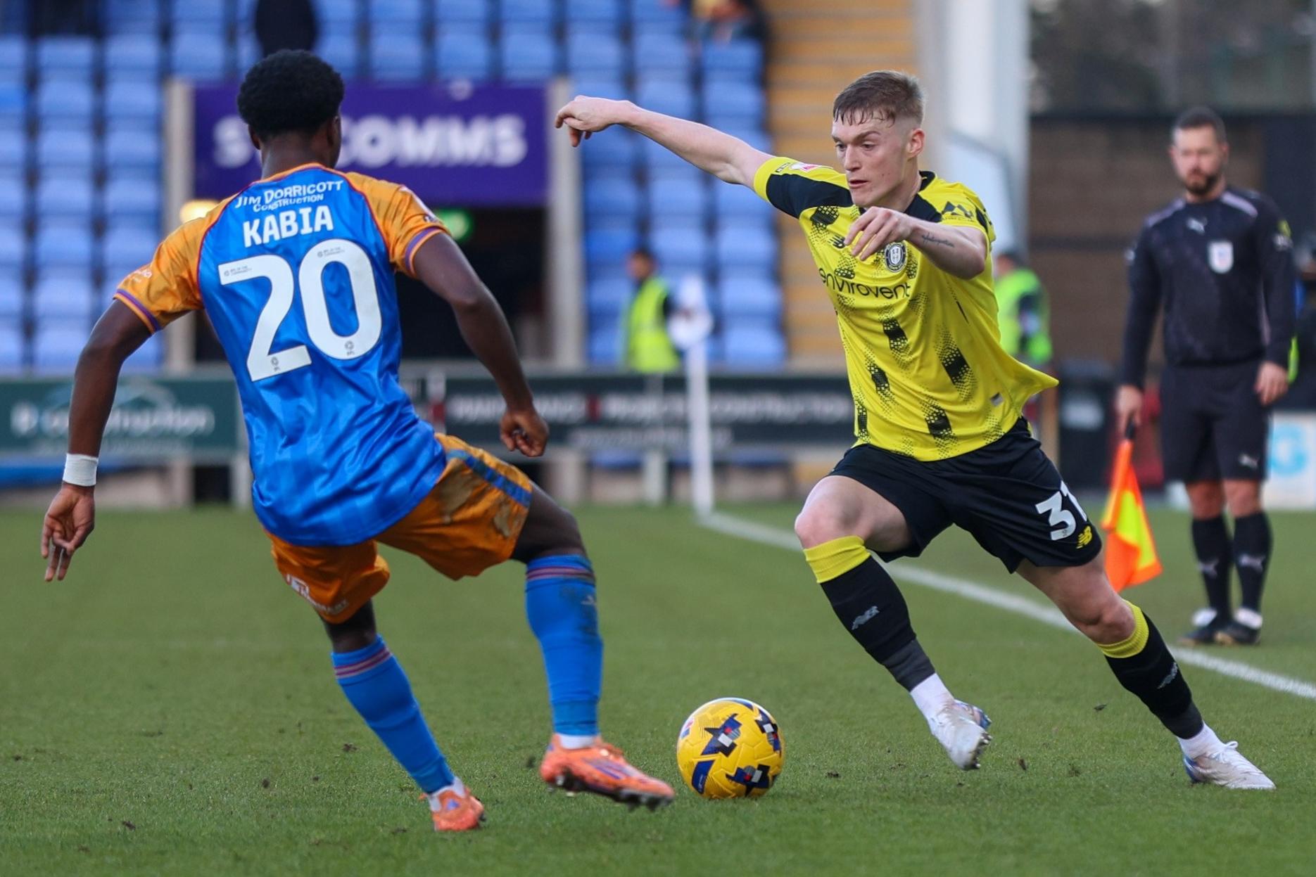 Harrogate Town debutants Emile Acquah, Chanse Headman and Cathal ...