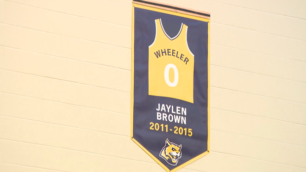 Celtics star Jaylen Brown returns home to Georgia as Wheeler High ...