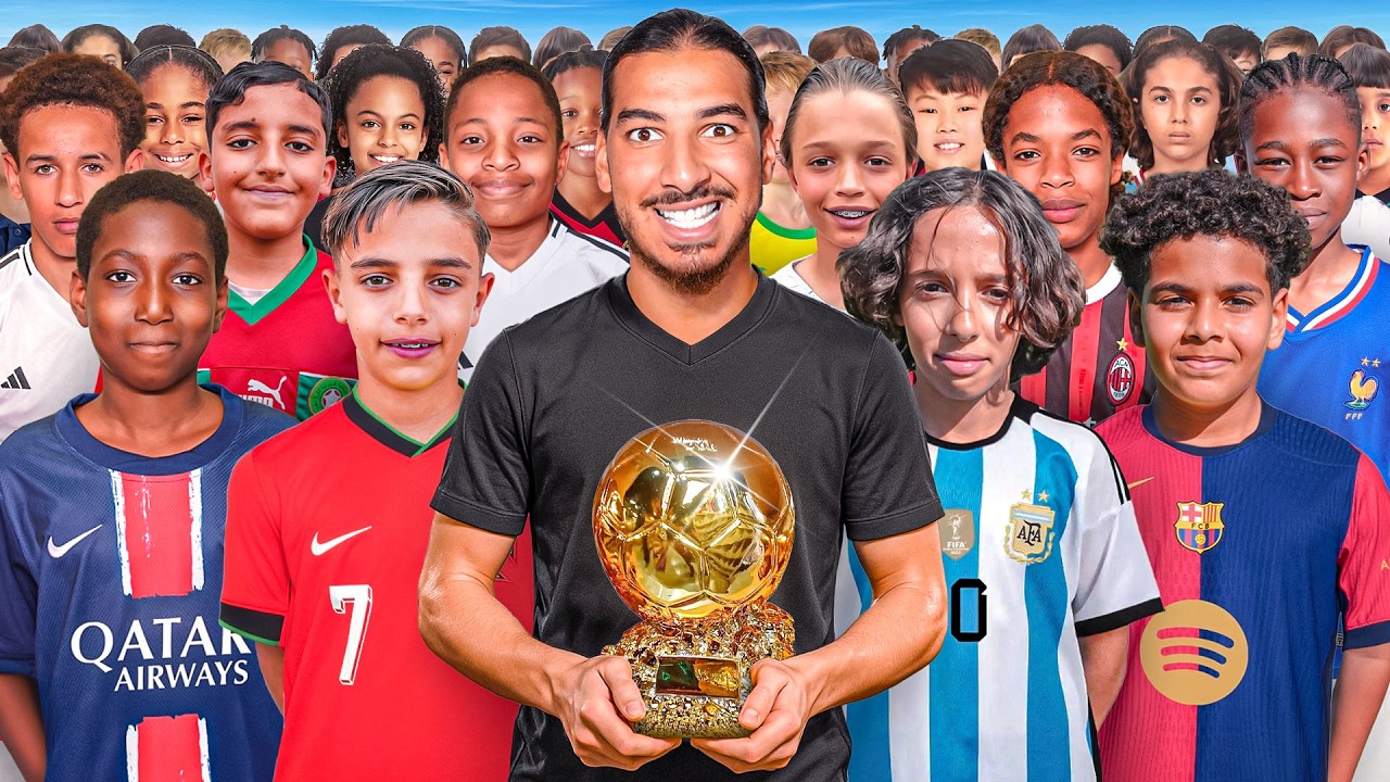 J'ai organisé le Ballon d'Or pour enfants 🏆