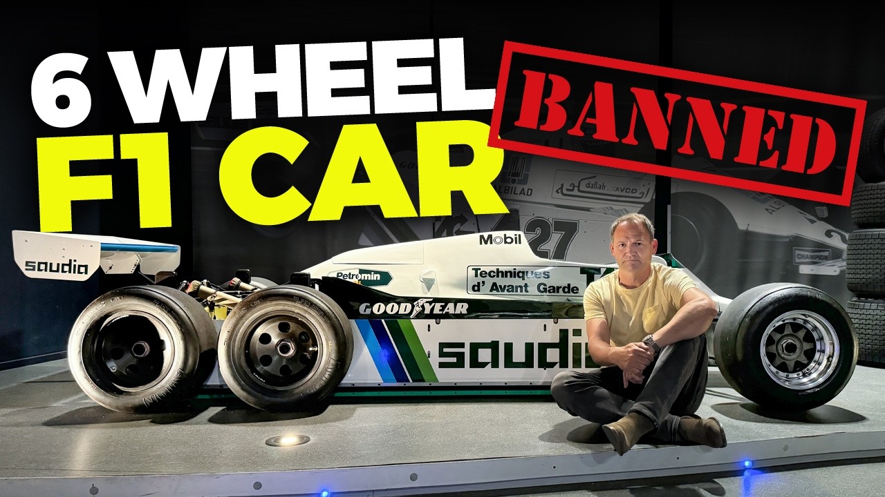 I uncovered F1's wildest secret: the 6-wheeler!🏎️
