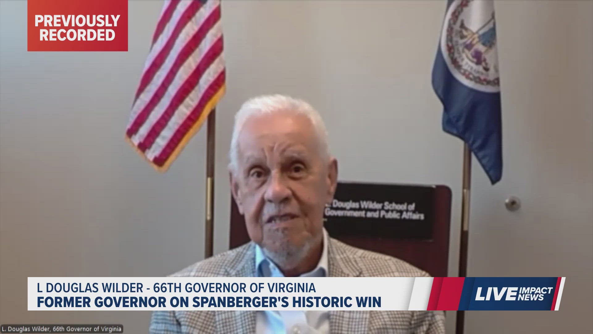 Former Gov. Doug Wilder on the inauguration of Abigail Spanberger