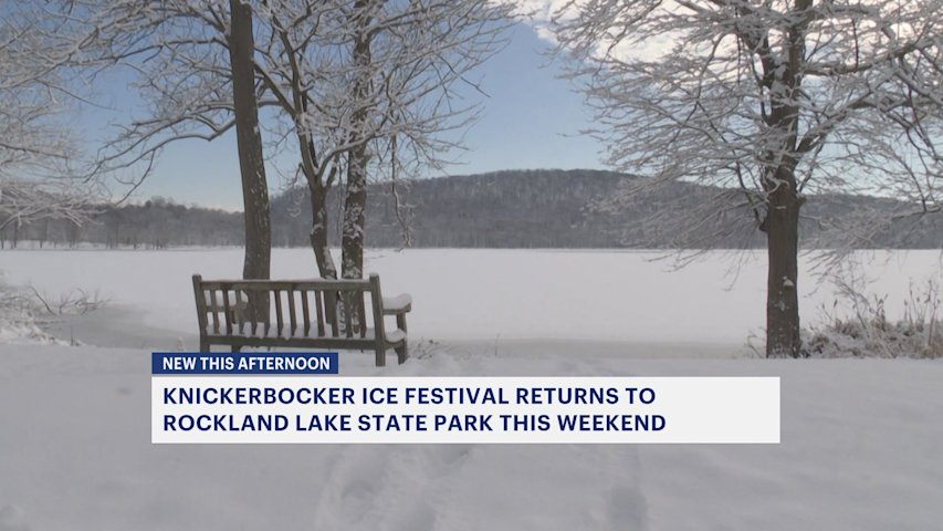 Perfect weather sets stage for Rockland County ice sculptures