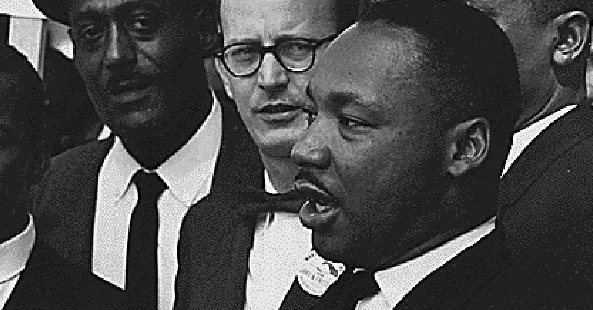 Why so many MLK photos are in black and white — and it’s not what you think
