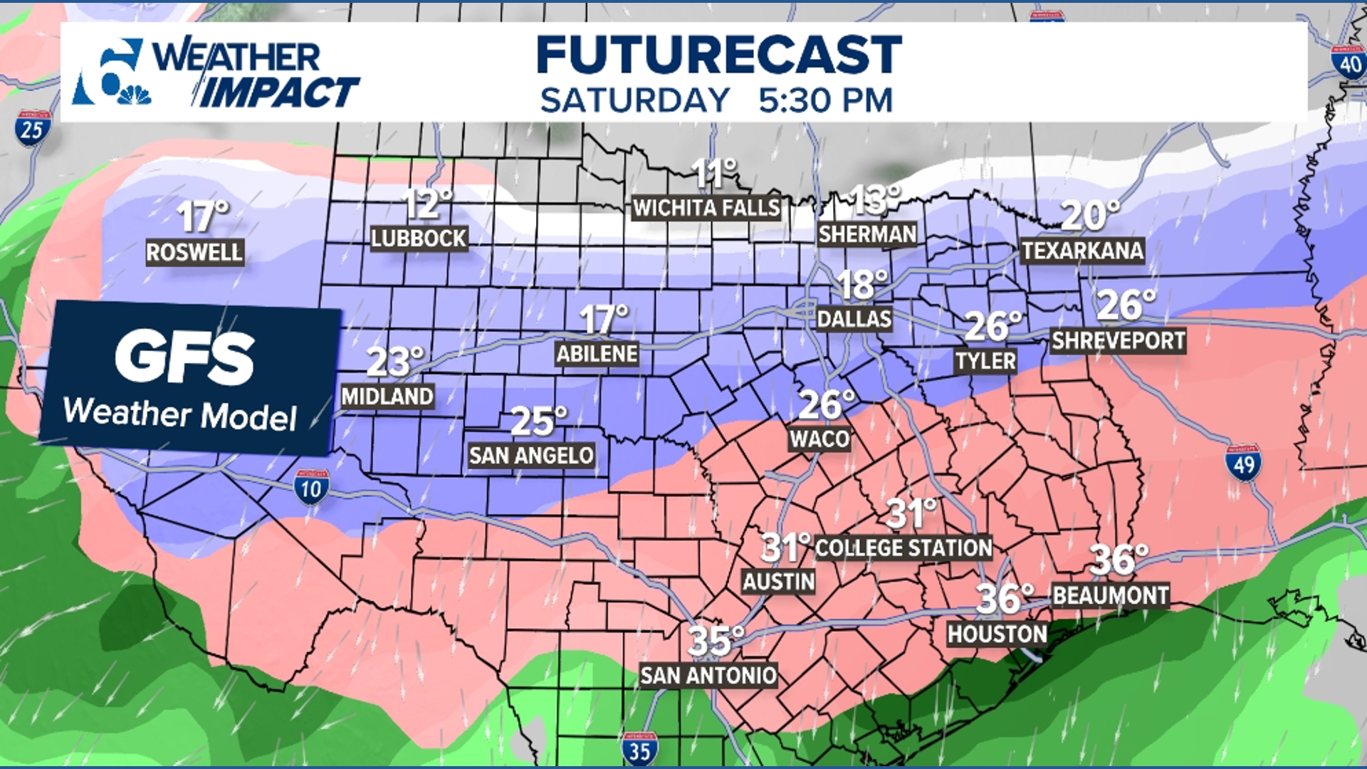 Arctic blast moves to Waco, Temple area Friday with ice and snow ...