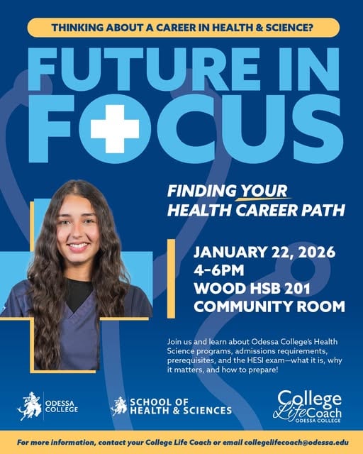 Odessa College hosting health career event with snacks and info