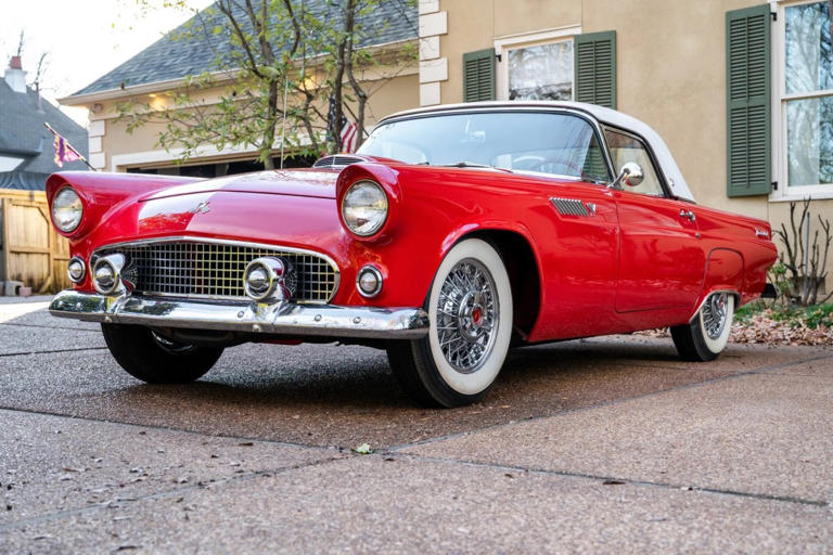 1955 Ford Thunderbird convertible for sale after comprehensive restoration