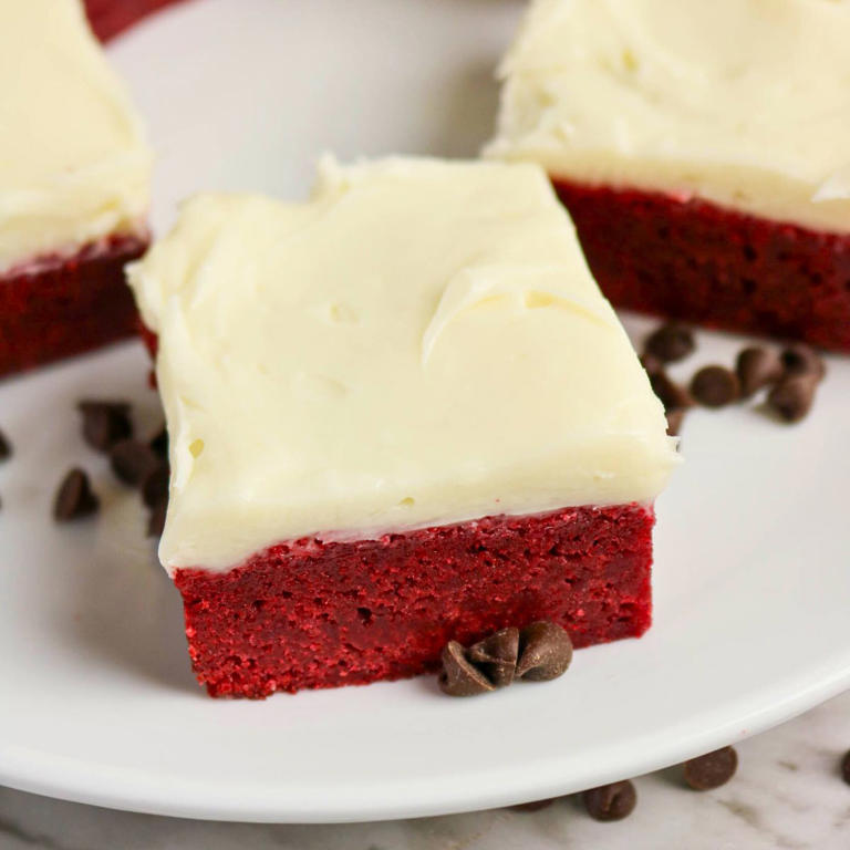 Red velvet brownies recipe