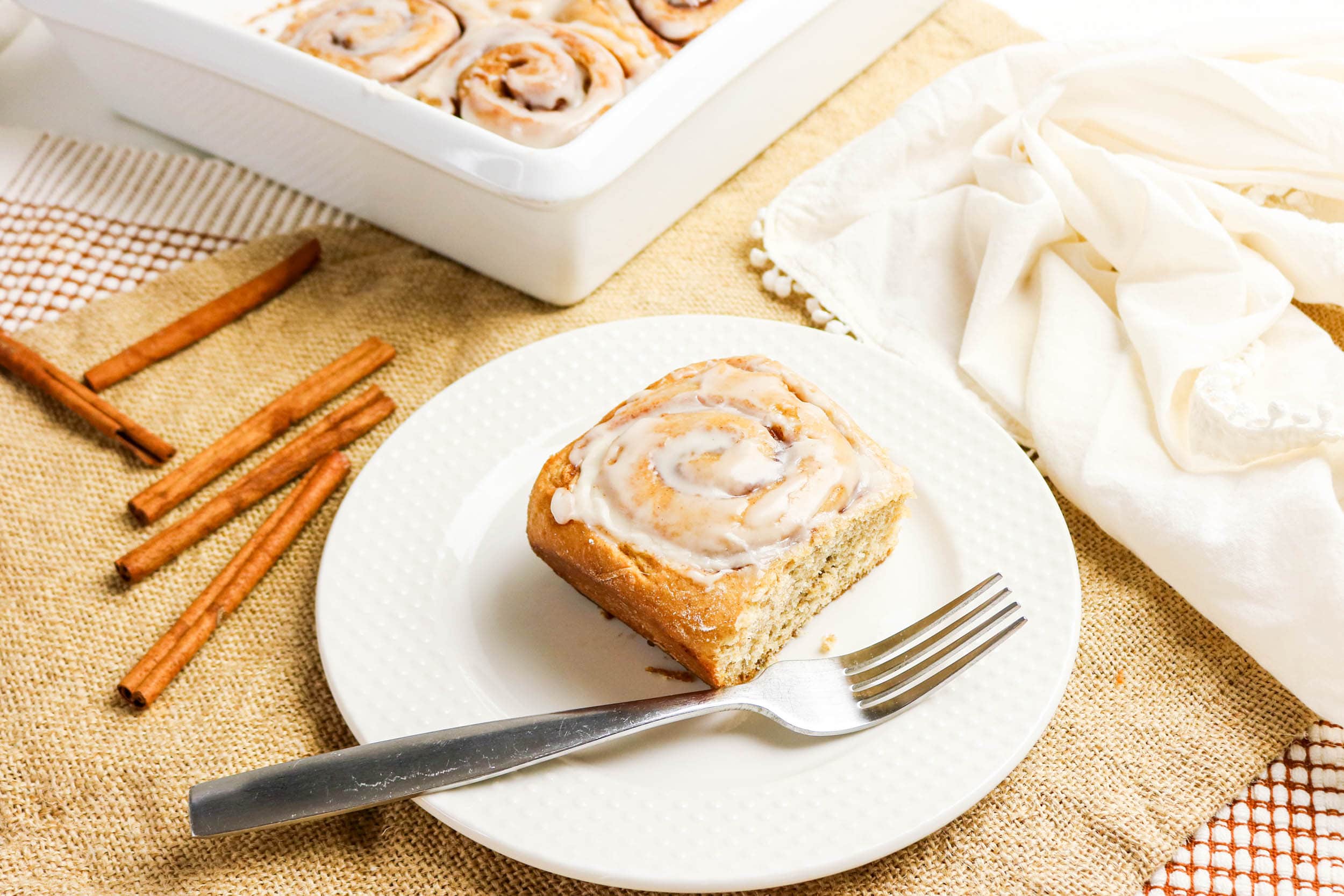 Whole wheat cinnamon rolls