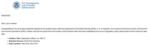 Was anti-ICE journalist Laura Jedeed hired as deportation officer ...