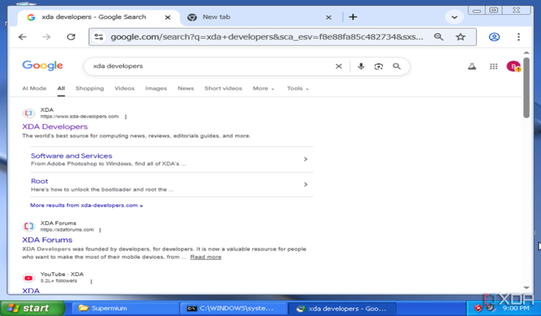 I tried using the software keeping Windows XP alive in 2026