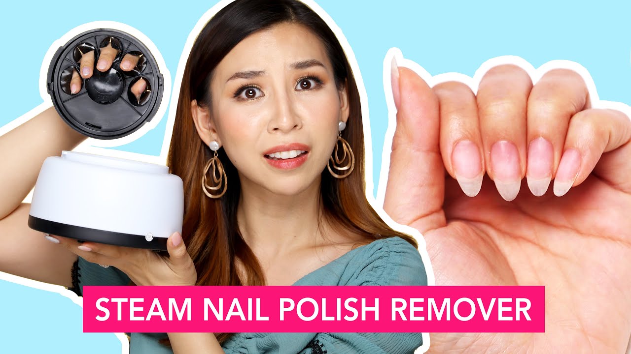 Steam nail polish remover- does it work? | Tina tries it