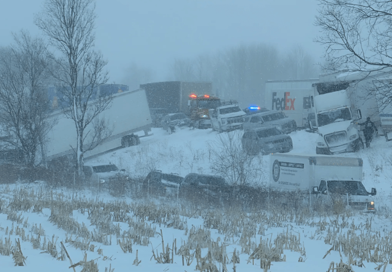100-car pileup in Michigan, numerous injuries reported