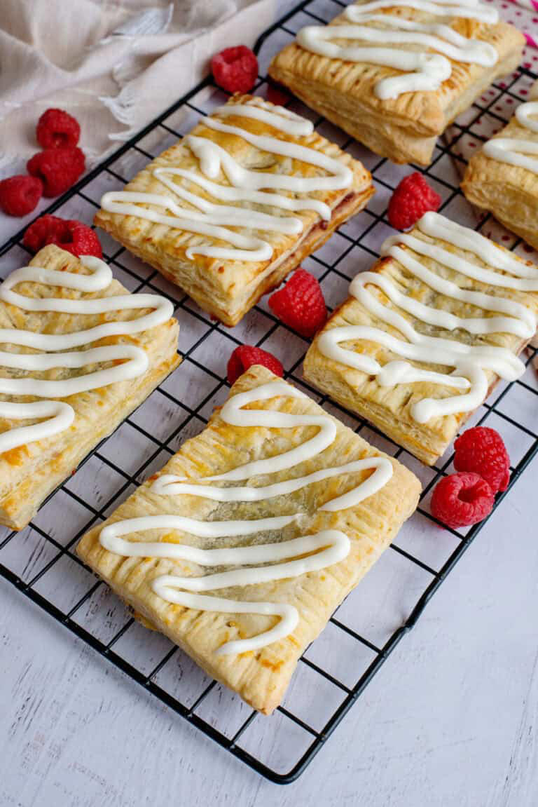Flaky, cozy homemade toaster strudel