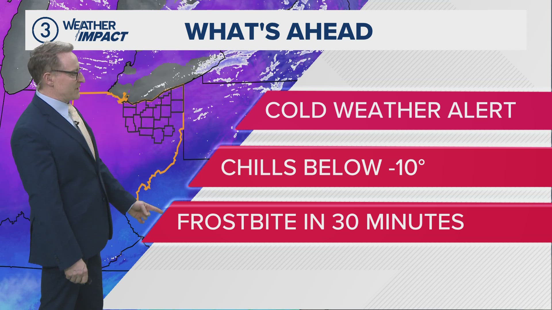 Cleveland area weather impact alert forecast: Dangerous wind chills ...