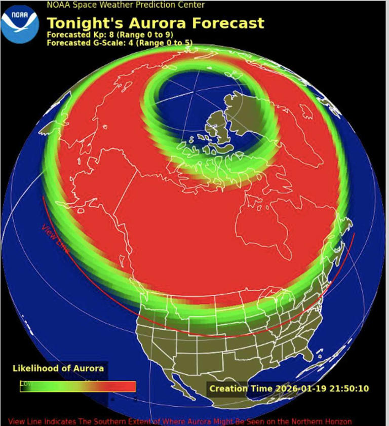 Northern lights will glow over Northeast: When to watch