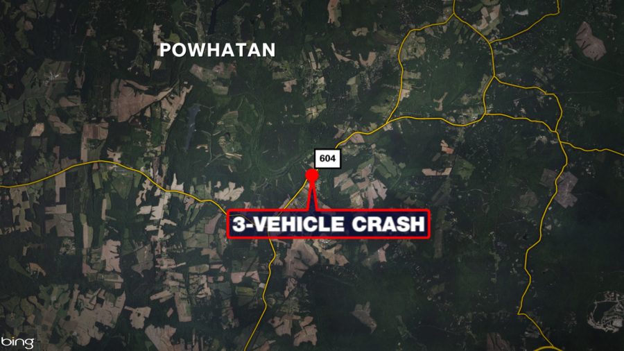 Person flown to hospital after 3-vehicle crash in Amelia